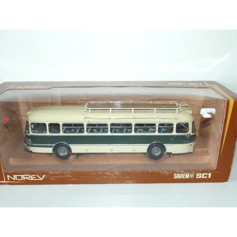 BUS SAVIEM SC1 Beige et Vert NOREV 1:43 de reference 531006