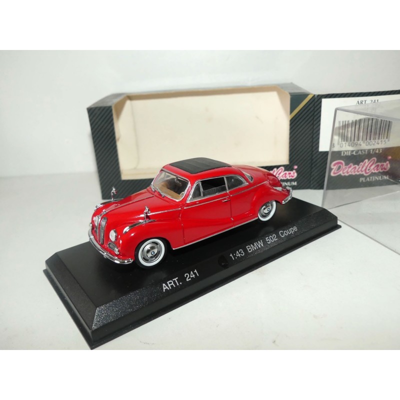BMW 502 COUPE Rouge DETAILCARS 241 1:43 de reference 241