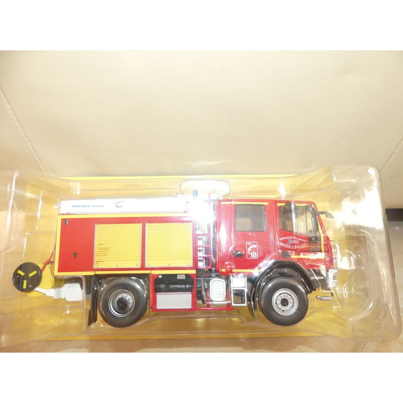 CAMION POMPIERS N°047 IVECO 150 E28 WS YONNE IXO PRESSE 1:43 de ref...