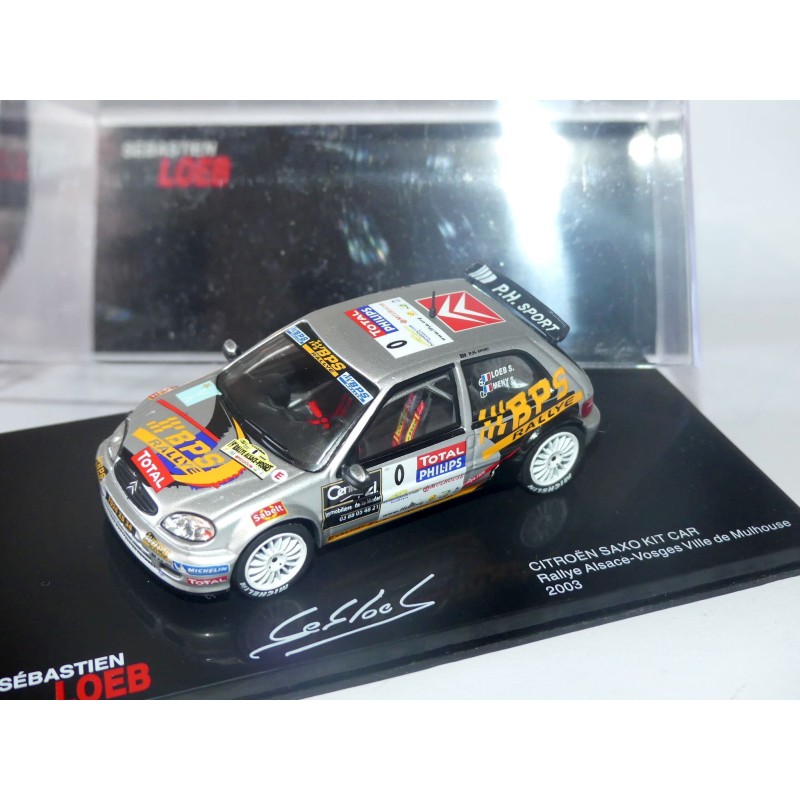 CITROEN SAXO RALLYE ALSACE-VOSGES 2003 S. LOEB ALTAYA 1:43 de refer...