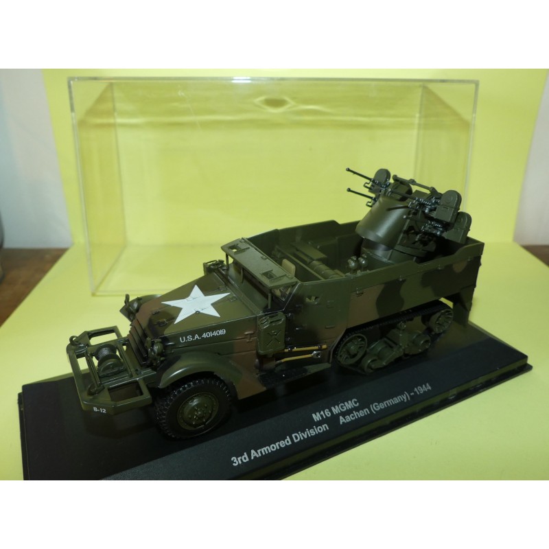 VEHICULE MILITAIRE NÂ°07 M16 MGMC 1944 ALLEMAGNE EAGLEMOSS 1:43 of ...