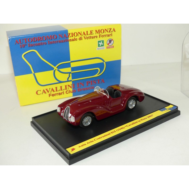 FERRARI AUTO AVIO 815 1940 CAVALLINI IN PISTA 2003 BRUMM S03/06 1:4...