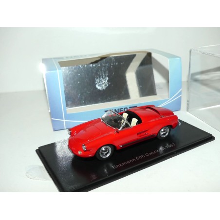 ENZMANN 506 CABRIOLET 1957 Rouge NEO 1:43 de reference 46188